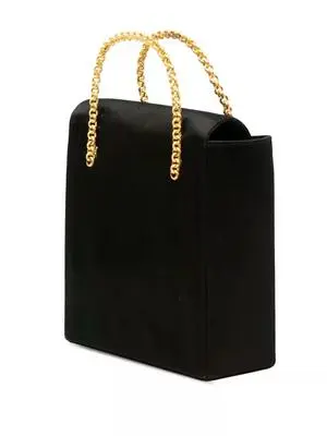 Celine 2001 Satin Starball Chain Top Handle Bag