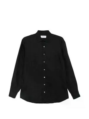 LARDINI Dante Long-sleeve Shirt - Black