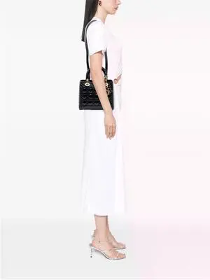 Dior Patent Cannage Lady Satchel