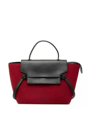 Celine Mini Belt Satchel - Red