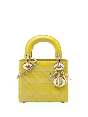 Dior Mini Lady Satchel - Yellow