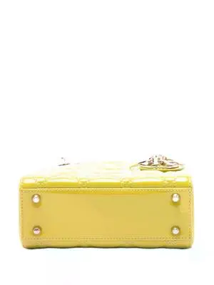 Dior Mini Lady Satchel - Yellow