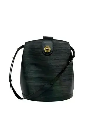 LOUIS VUITTON Epi Cluny Shoulder Bag - Black