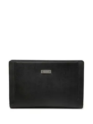 Burberry Leather Clutch Bag - Black