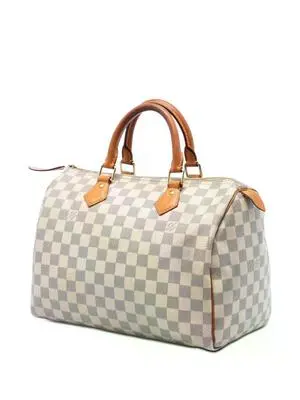 LOUIS VUITTON Damier Azur Speedy 30 Boston Bag