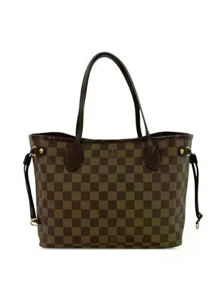 LOUIS VUITTON Damier Ebene Neverfull Pm Tote Bag