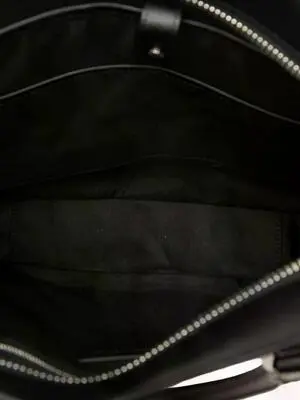 Burberry Check Coated Canvas Kenneth Satchel