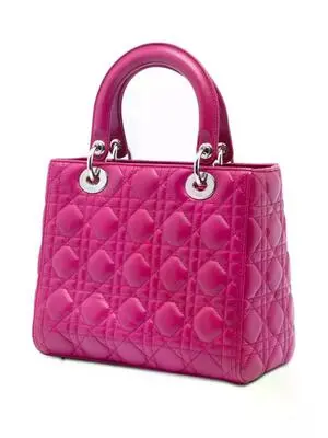 Dior Lambskin Cannage Lady Satchel