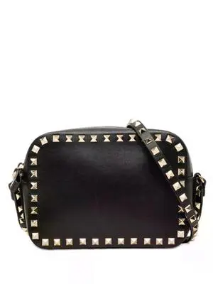 Valentino Garavani Studded Leather Camera Bag - Black