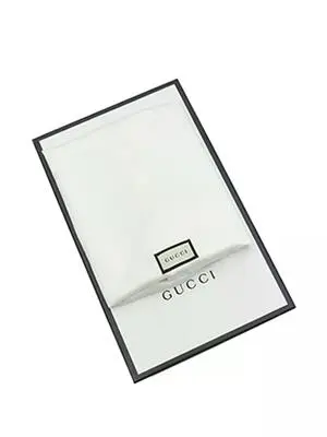 Gucci Calfskin Interlocking G Clutch Bag