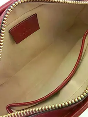 Gucci Calfskin Interlocking G Clutch Bag