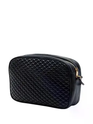 Saint Laurent Quilted Lambskin Victoire Camera Bag - Black