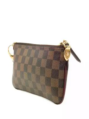 LOUIS VUITTON Damier Ebene Pochette Milla Mm Shoulder Bag - Brown