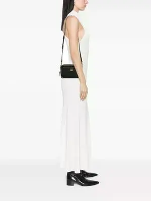 Dior Caro Double Pouch Crossbody Bag - Black