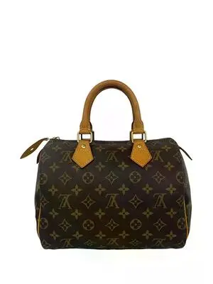 LOUIS VUITTON Monogram Speedy 25 Boston Bag - Brown