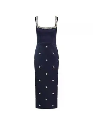 Rebecca Vallance Ayla Midi Dress - Blue