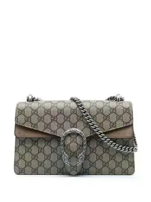 Gucci Medium Gg Supreme Dionysus Shoulder Bag - Neutrals