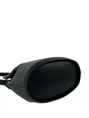 FERRAGAMO Leather Gancini Bucket Bag