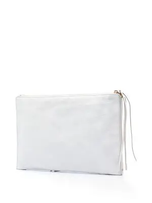 Balenciaga 2015 Chevre Motocross Classic Metallic Edge Clutch Bag