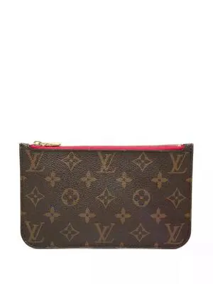 LOUIS VUITTON Monogram Neverfull Pm Pouch - Brown