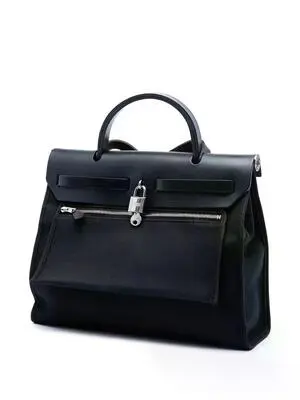 Hermès Toile H Berline Herbag Zip 31 Satchel
