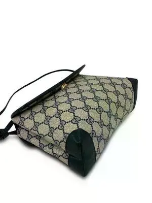Gucci Gg Supreme Interlocking G Crossbody Bag