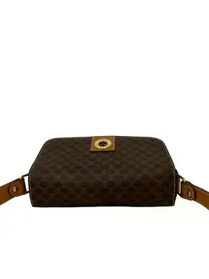 Celine Macadam Coated Canvas Crossbody Bag