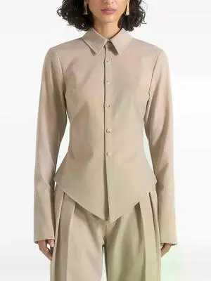 Manière De Voir Manière De Voir Sonia Tailored Shirt Neutrals