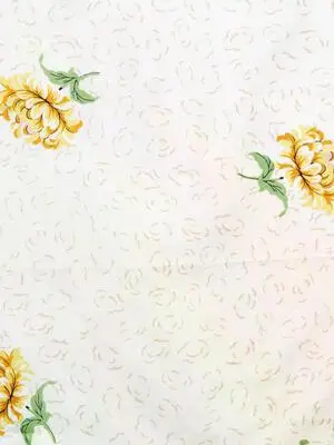Tory Burch Floral-painted Silk Neckerchief
