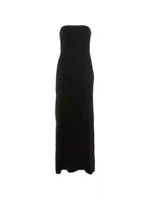 Paule Ka Strapless Bow-detail Maxi Dress