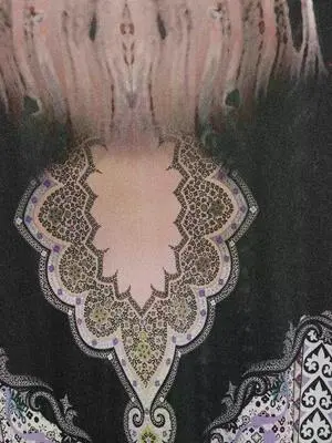 Etro Printed Jersey Paisley Maxi Dress