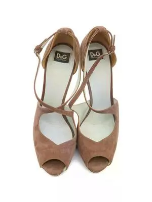 Dolce & Gabbana Platform Open-toe Pumps