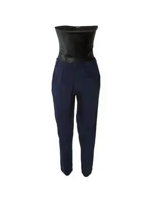 Maje Strapless Crepe Jumpsuit