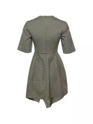 Stella McCartney Houndstooth Midi Dress