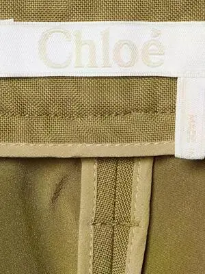 Chloé Capri Trousers With Contrast Stitching