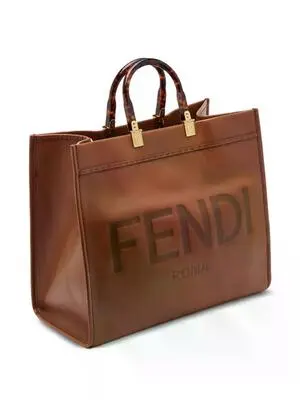 Fendi Sunshine Leather Tote Bag