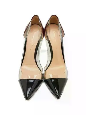 GIANVITO ROSSI Plexi Pointed-toe Pumps