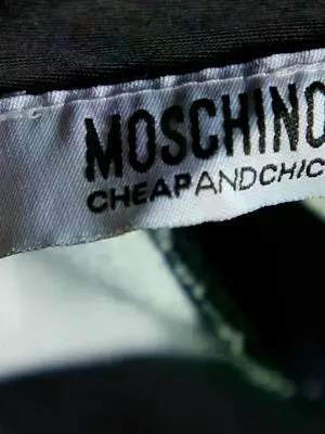Moschino Velvet Floral Print Cropped Trousers