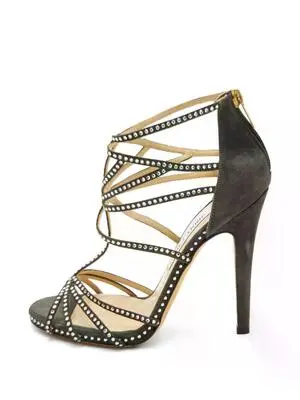 JIMMY CHOO Vendetta Crystal-embellished Sandals