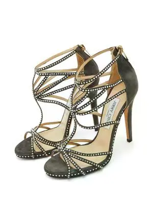 JIMMY CHOO Vendetta Crystal-embellished Sandals