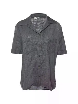 Fendi Perforated Wool Shirt