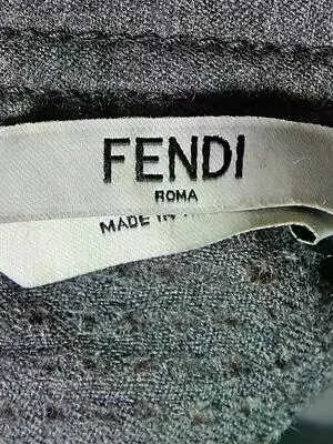 Fendi Perforated Wool Shirt
