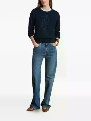 Ralph Lauren Embroidered Logo Cotton Sweater
