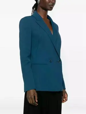 Patrizia Pepe Double-breasted Notched Lapel Jacket