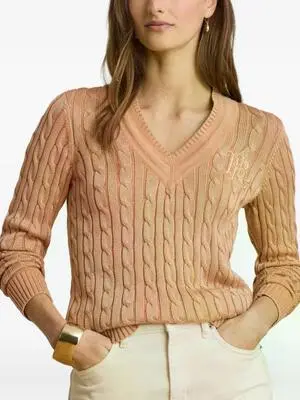 Ralph Lauren Cable-knit Monogram Jumper