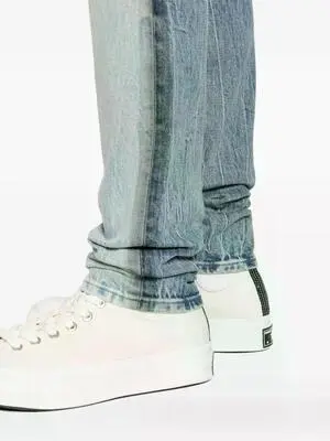 PURPLE BRAND Faded Panelled Jeans