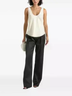 Manière De Voir Mathilda Satin Vest - Neutrals