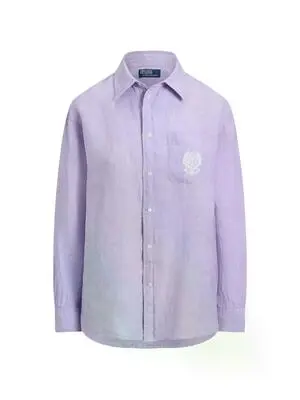 Polo Ralph Lauren Wimbledon Embroidered Shirt - Purple