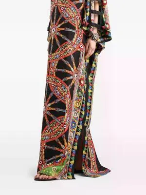 Dolce & Gabbana Carretto Print Kaftan Dress
