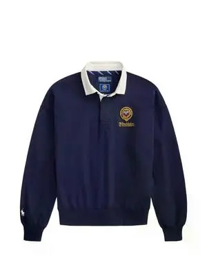 Polo Ralph Lauren Wimbledon Embroidered Cotton Polo Shirt - Blue